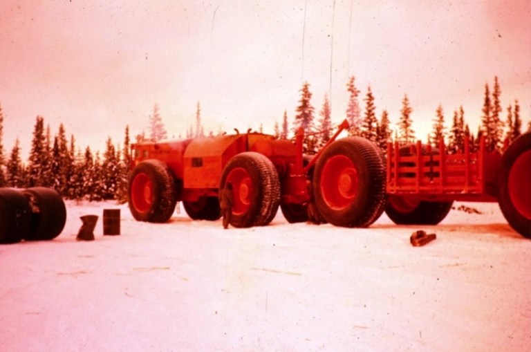 Sno-Train during Environmental Operation Willow Freeze – Overland Trains