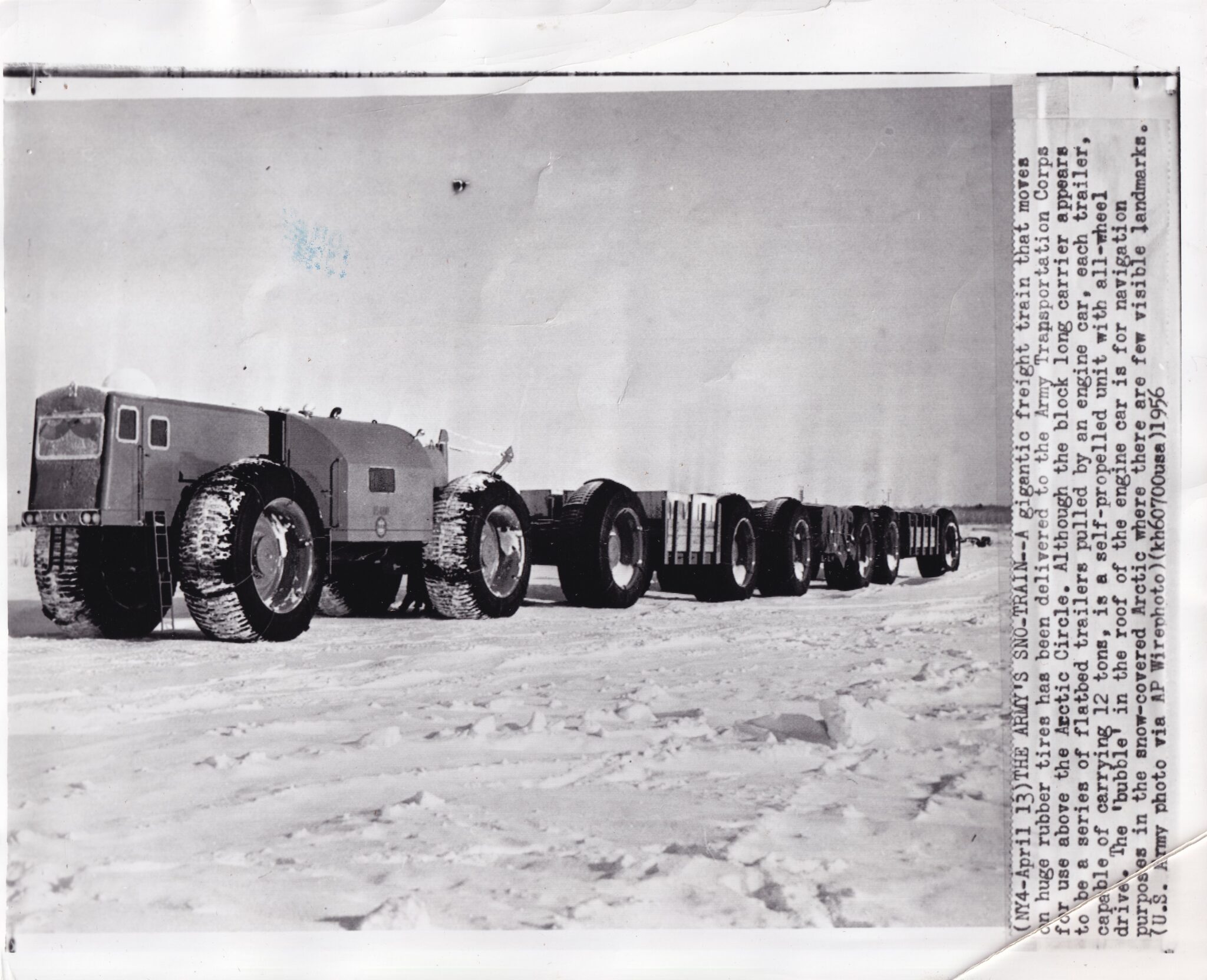Sno-Freighter at LeTourneau’s Longview Factory – Overland Trains